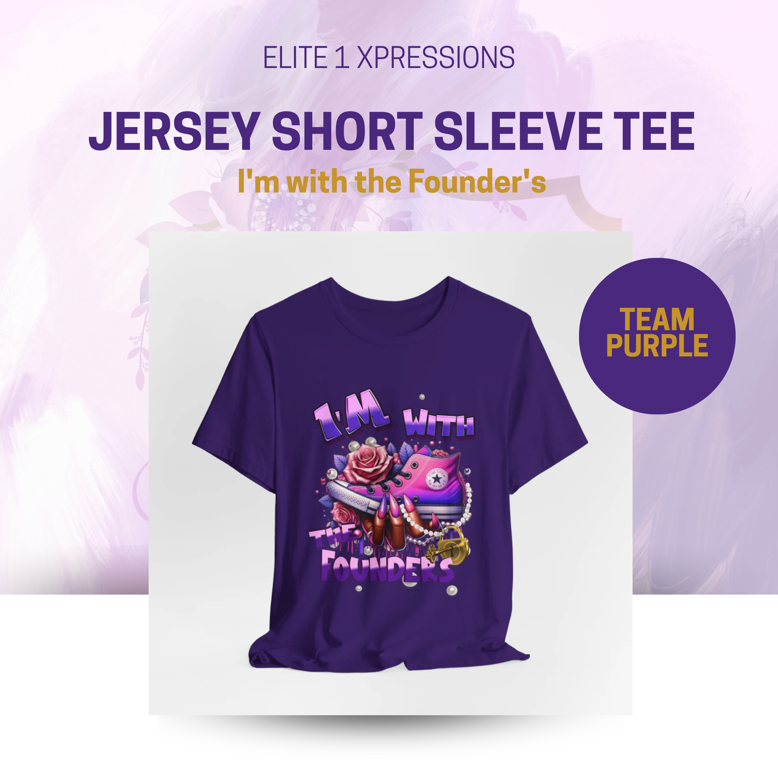 I'm with the Founder's ~ Unisex Jersey Short Sleeve Tee – Elite1Xpressions