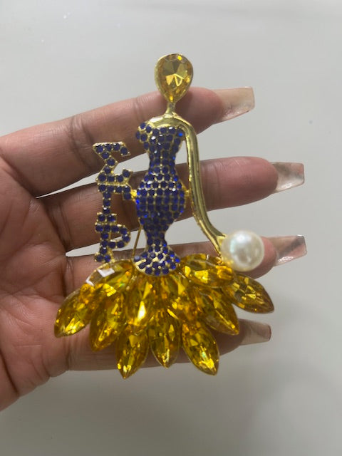 Brooch ~Sigma Gamma Rho (SGRHO) Elite Lady – Elite1Xpressions